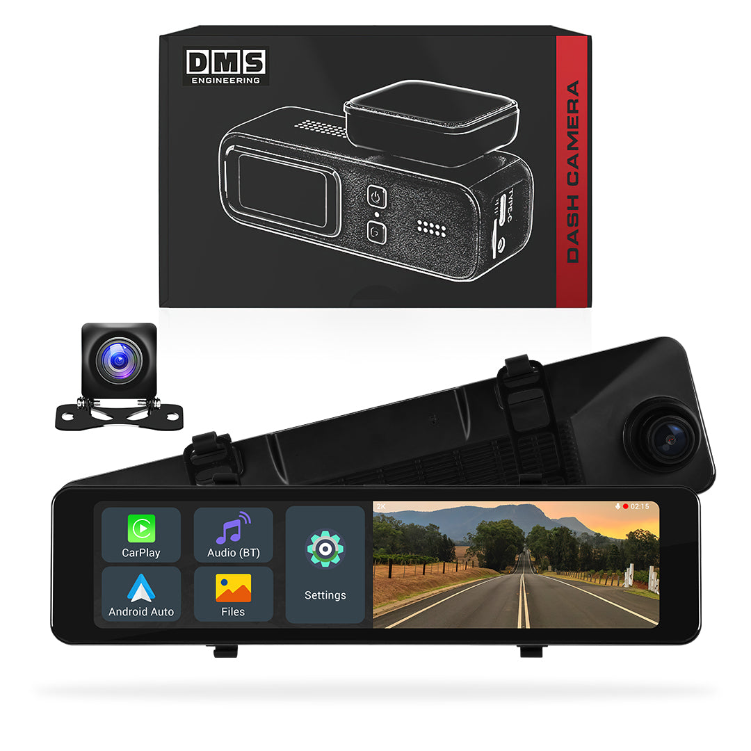 Universal 11.26" Rearview Mirror Dashboard Camera
