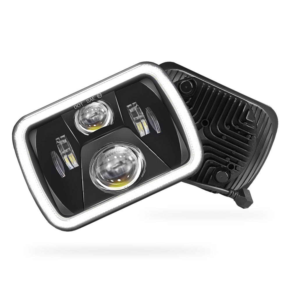 Toyota HiLux N40 / N50 / N60 (1983 - 2004) LED Halo DRL Headlights LH