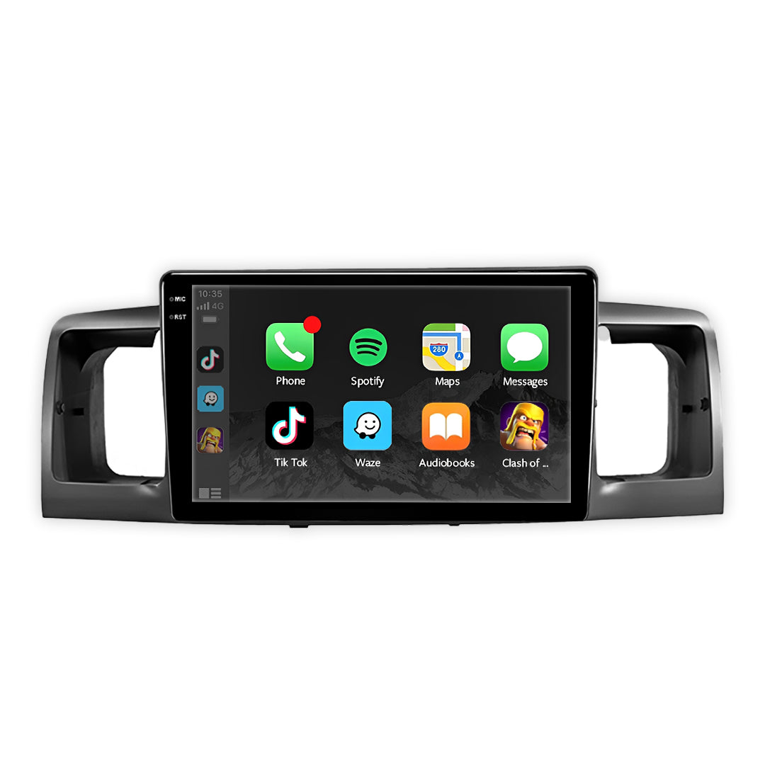 Toyota Corolla E120 / E130 (2000 - 2006) 9" Wireless Android 16 Head U