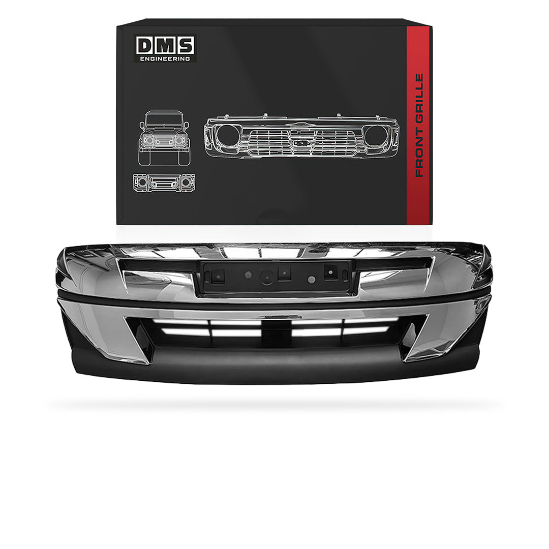 Isuzu D-Max RT (2017 - 2019) Chrome Mesh Front Bumper Cover Grille ...