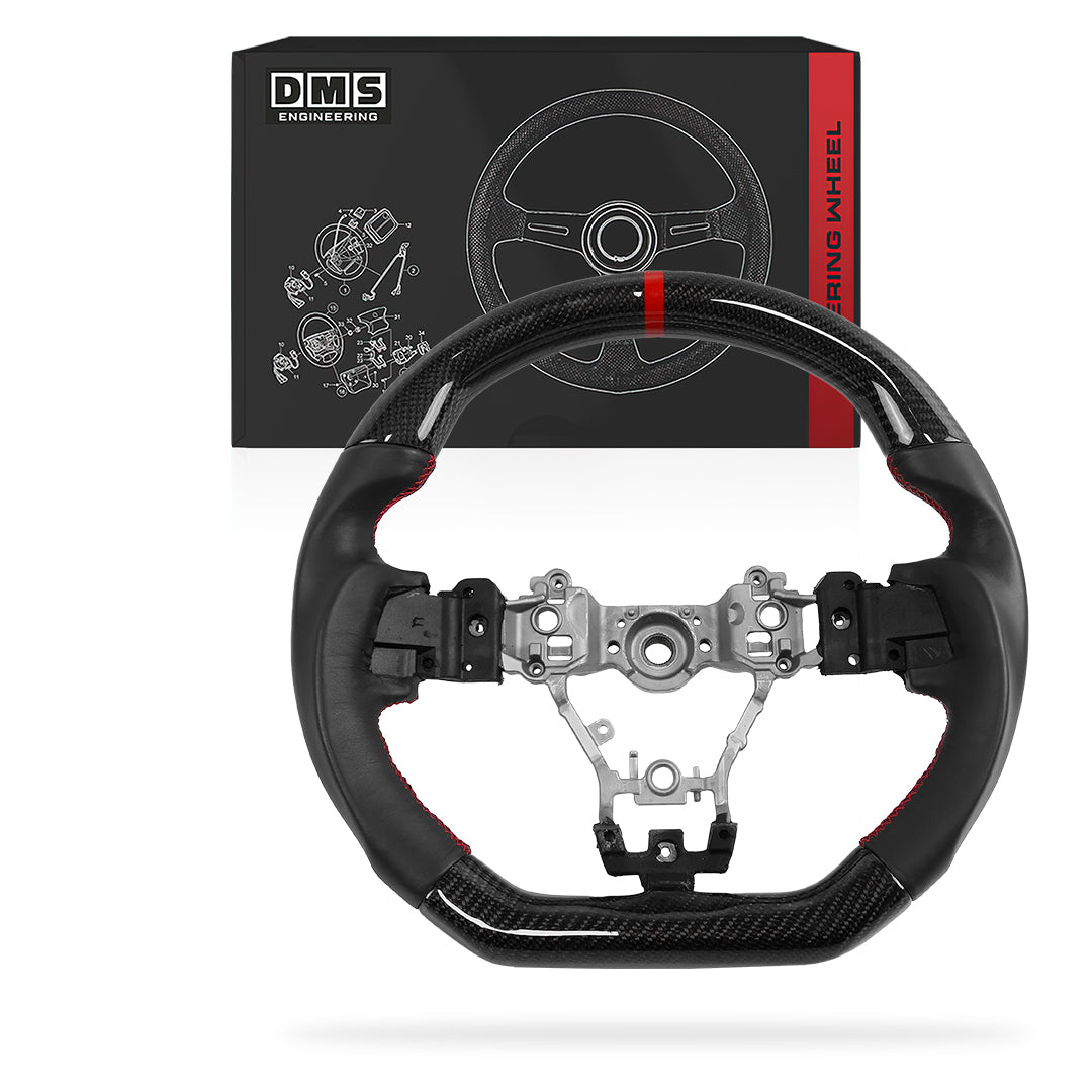 Subaru Levorg VM (2015 - 2021) Carbon CF OEM Leather Red Line Stitchin ...