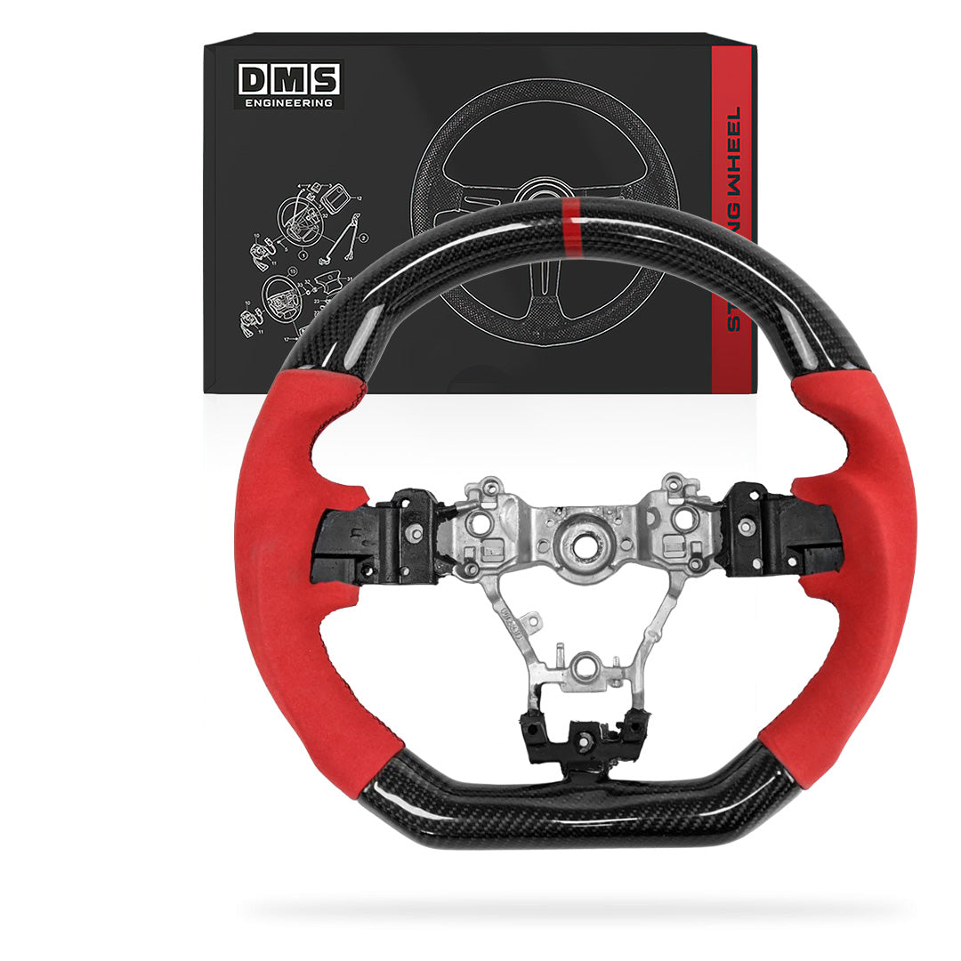 Subaru Levorg VM (2015 - 2021) Carbon Fiber Red Alcantara Red Stitchin ...