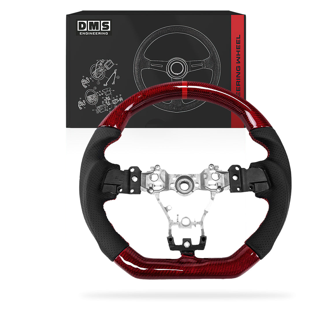 Subaru Levorg VM (2015 - 2021) Carbon Fiber Red Line / Red Stitching S ...