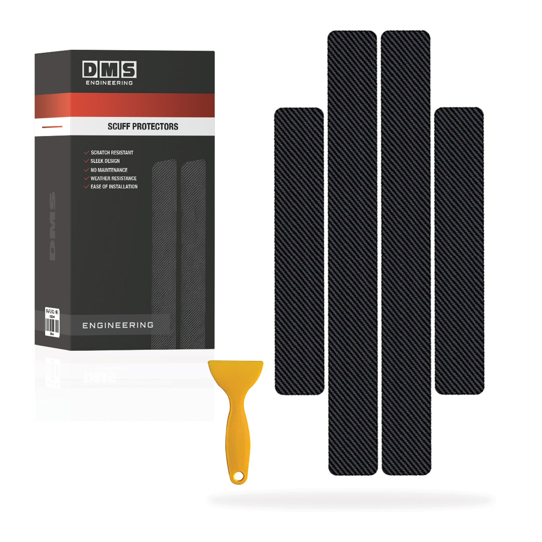 Universal DIY Door Sill Anti-Scratch Scuff Carbon Fiber Sticker Protec