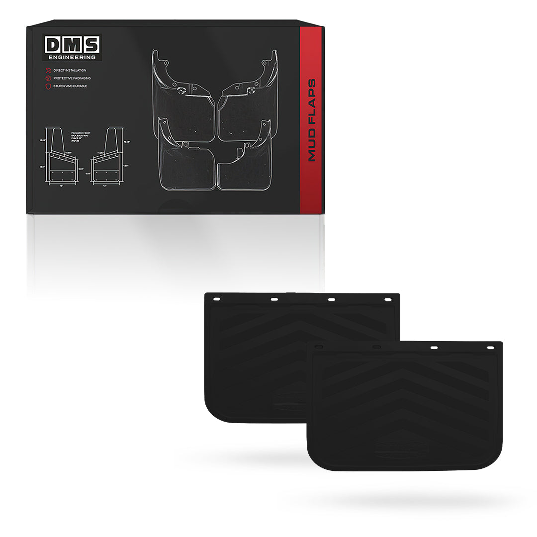 Universal Heavy Duty Truck Black Mud Flaps – DMS Engineering