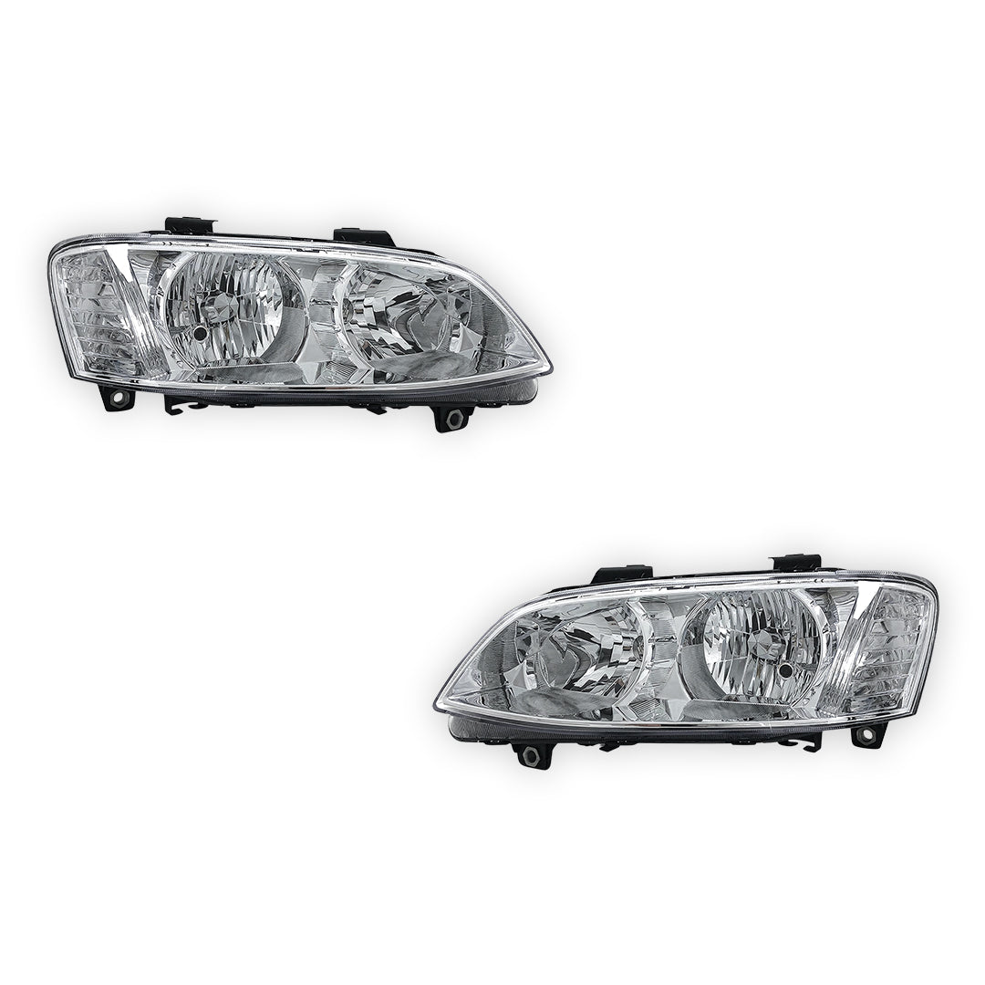 Holden Commodore VE Series 2 (2010 - 2013) Chrome OEM Style Headlights ...