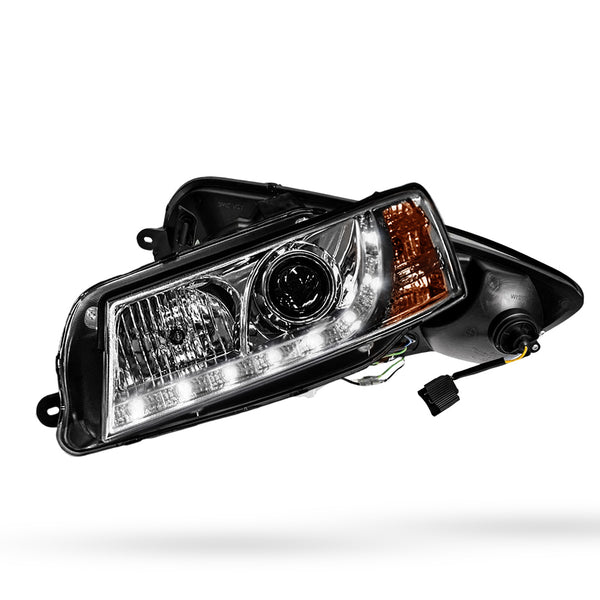 Holden Commodore VZ (2004 - 2007) Crystal Clear DRL LED Projector Head ...