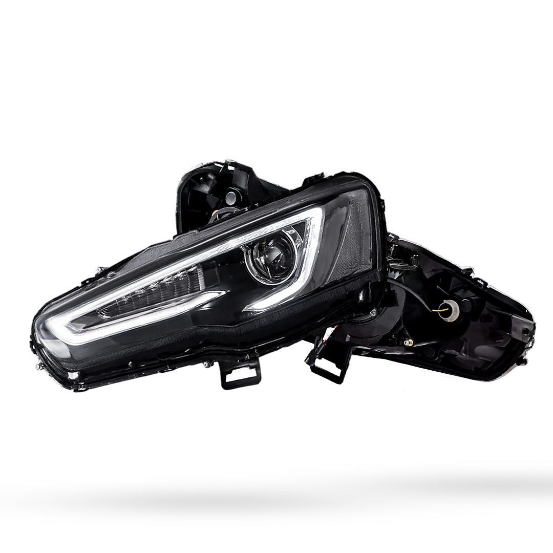 Lancer Evolution X CF CJ Aftermarket-Style Headlights
