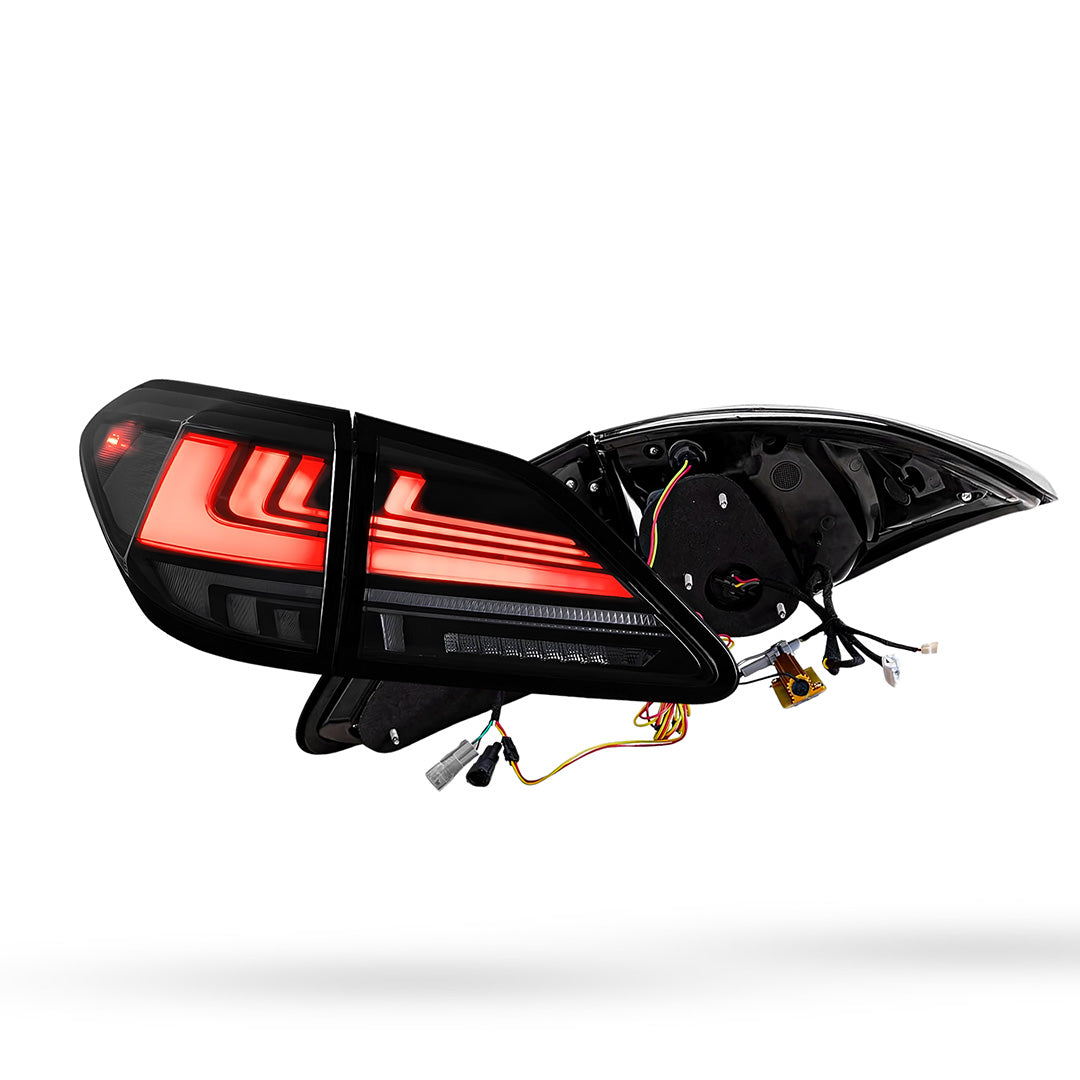 Lexus RX450h GYL15 (2009 - 2014) Sequential Black Smoked LED Tail Ligh ...