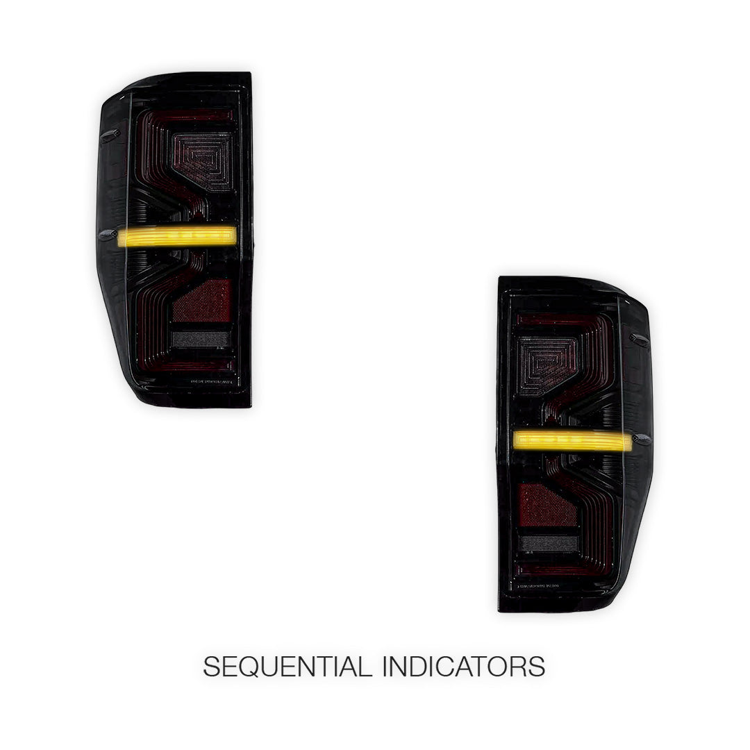 Ford Ranger PX MK1 / MK2 (2012 - 2018) Sequential Smoked Full LED Tail ...