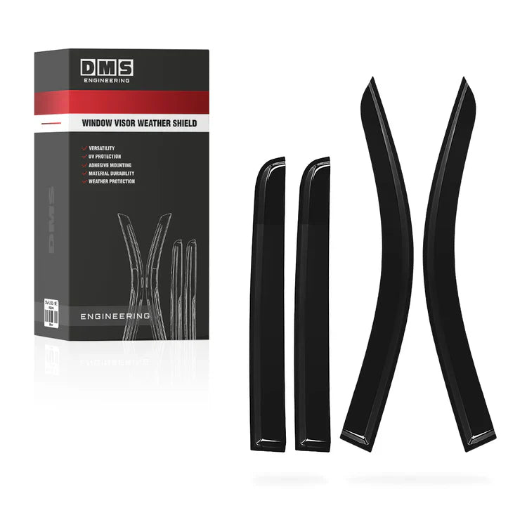 GWM V-Series K2 Dual Cab (2009 - 2016) Front and Rear Window Visor Wea ...